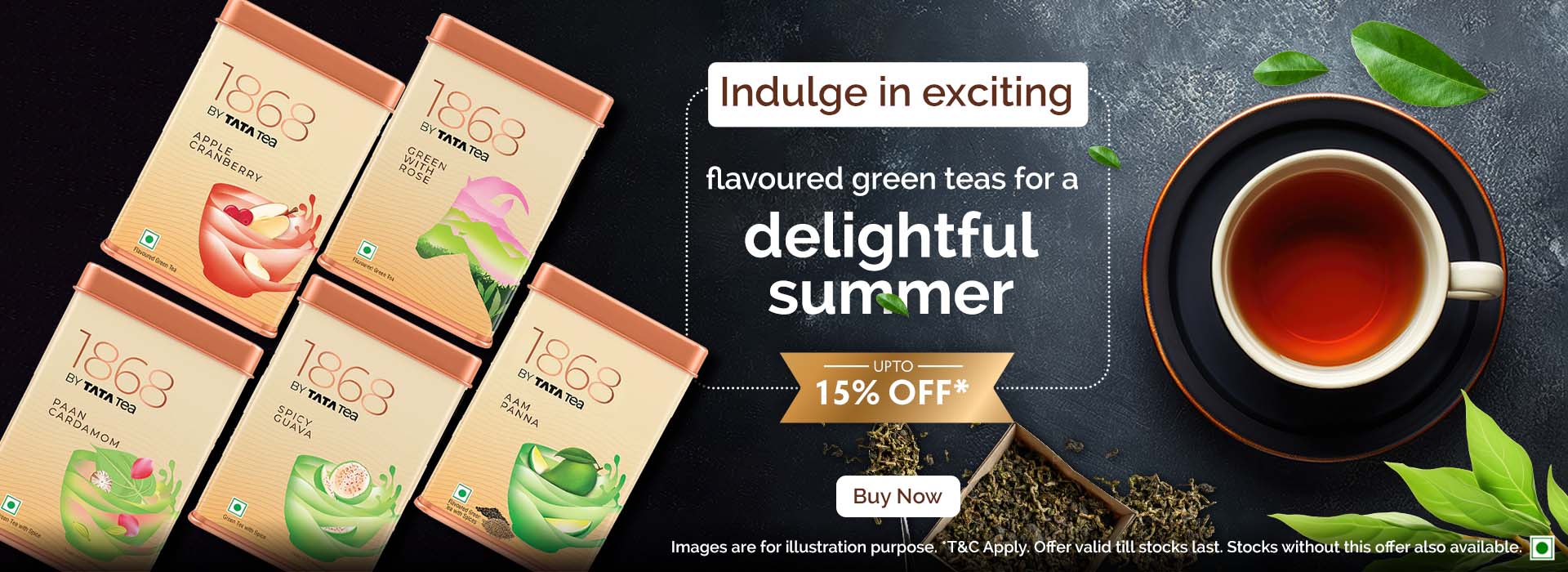 Buy Premium Teas Online in India | 1868 by Tata Tea