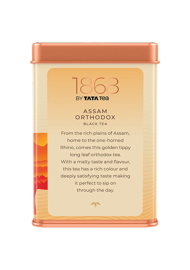 Buy Assam Orthodox Malty Black Tea Online | 1868 by Tata Tea