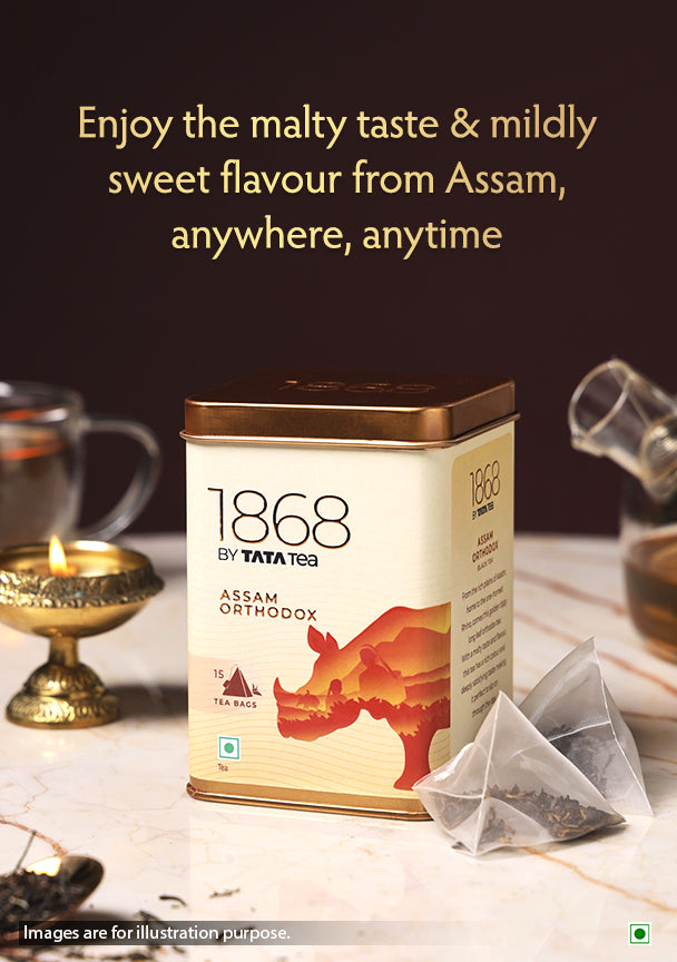 Buy Premium Assam Tea Online in India | 1868 by Tata Tea