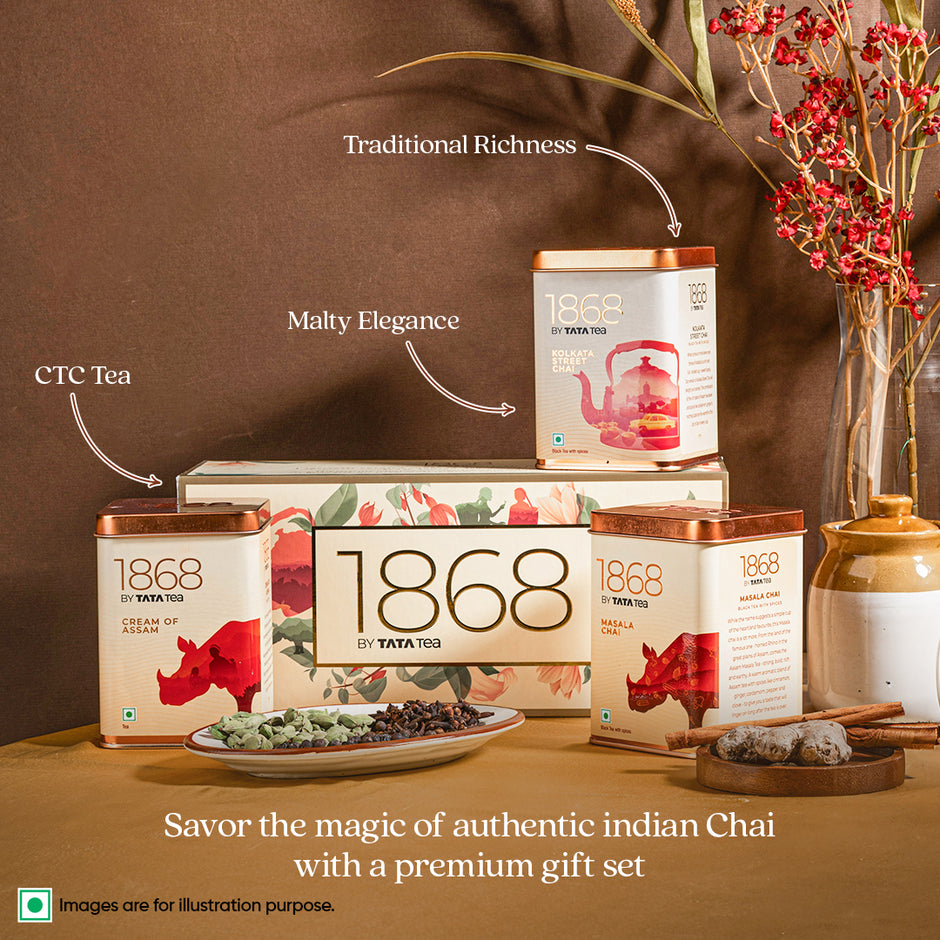 Buy Premium Tea Gift Sets Online in India | 1868 by Tata Tea