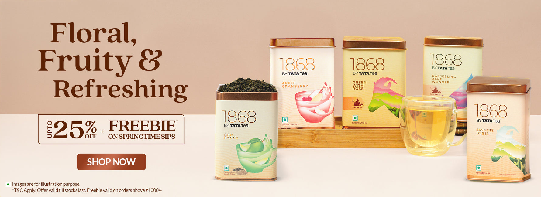 Buy Premium Teas Online in India | 1868 by Tata Tea
